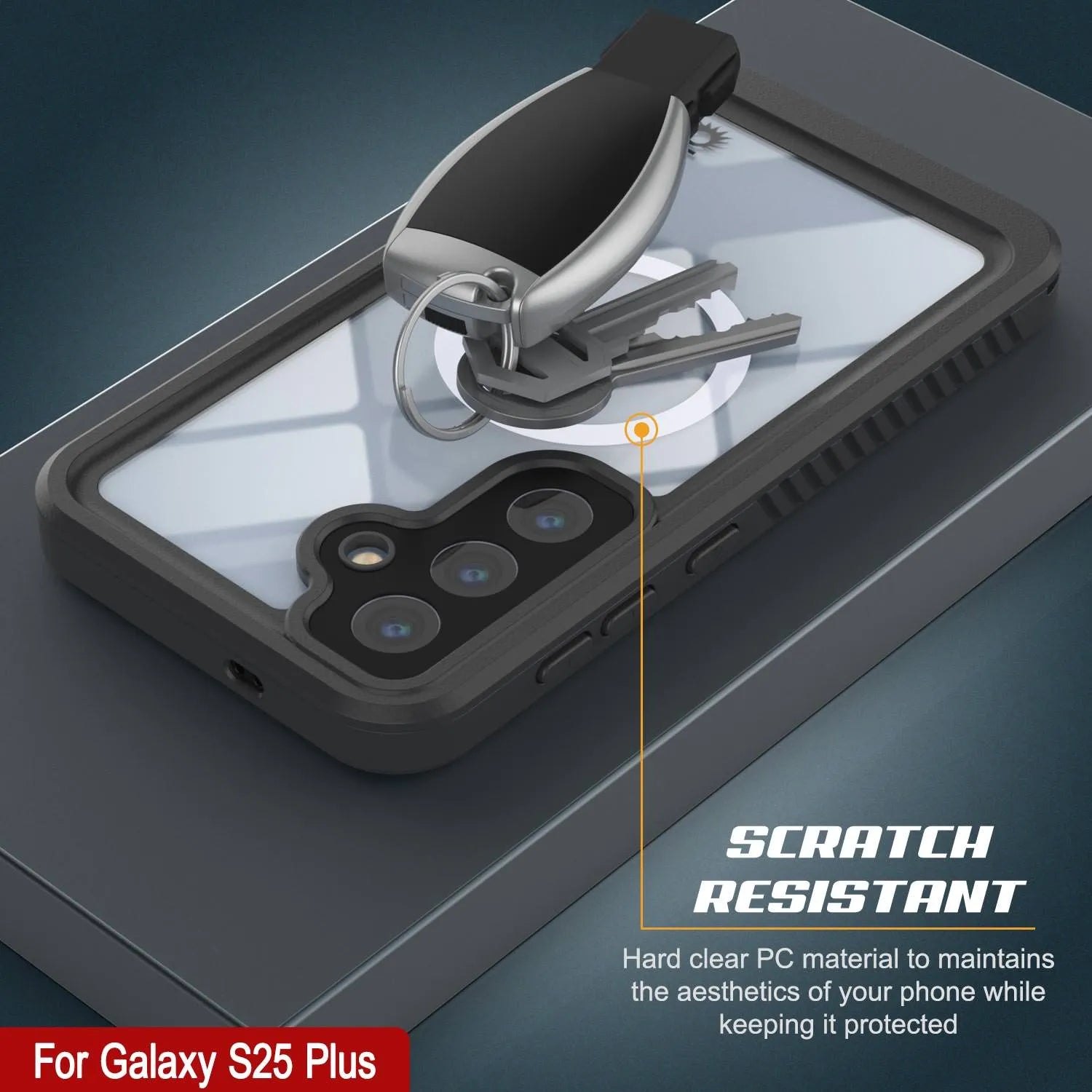 Galaxy S25 Plus Waterproof Case, Punkcase [Extreme Mag Series] Armor C ...